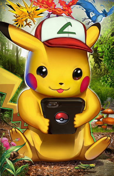 Pikachu - Custom 24x36 inches Poster (Copy) – Greg Horn Art