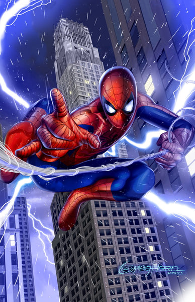 Spider-Man, Lightning - Custom Size Options – Greg Horn Art