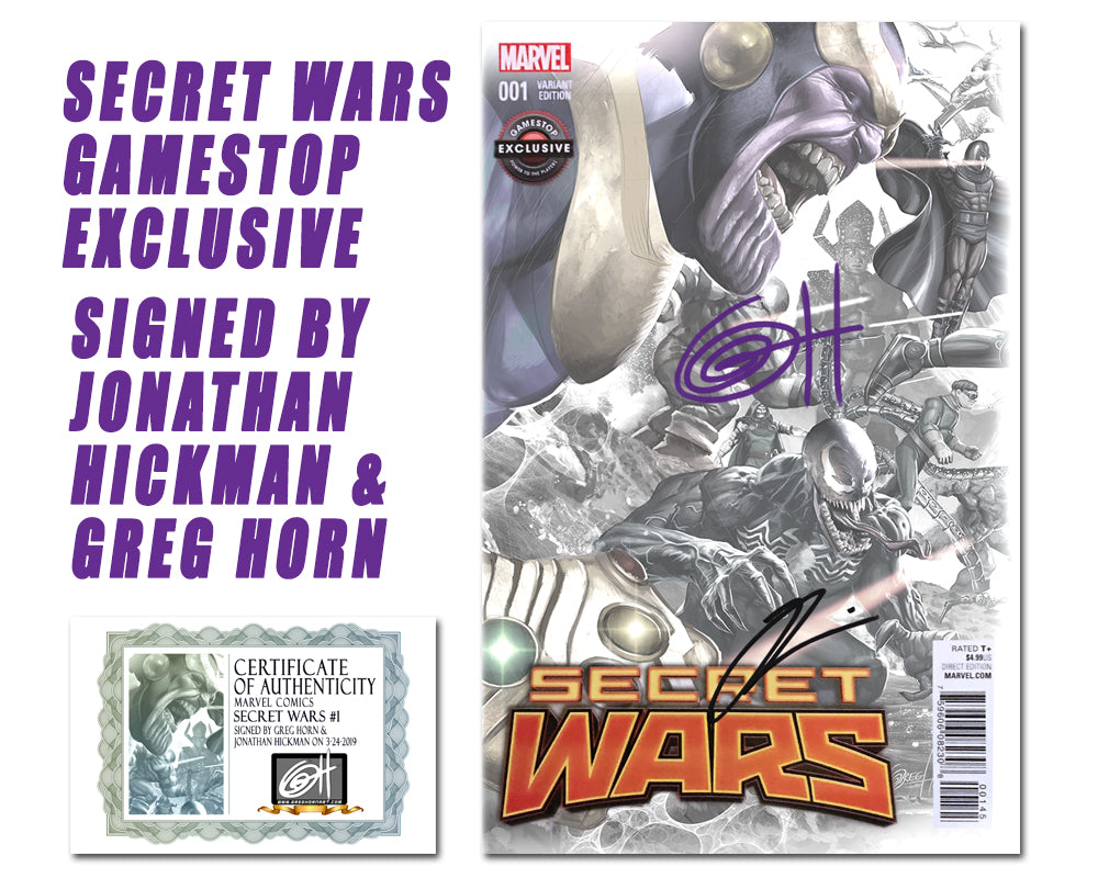 Secret Wars # 1 (2015) Villains Fade Variant – Greg Horn Art
